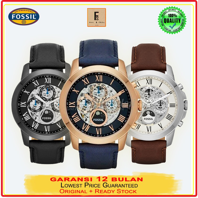 Jual Jam Tangan Pria Otomatis Terbaru Grant Automatic Moonphase ...