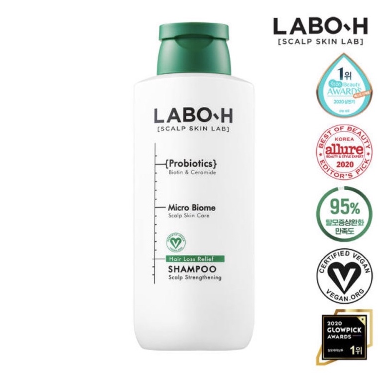 Jual LABO-H Probiotics Hair Loss Relief Scalp Strengthening Shampoo ...