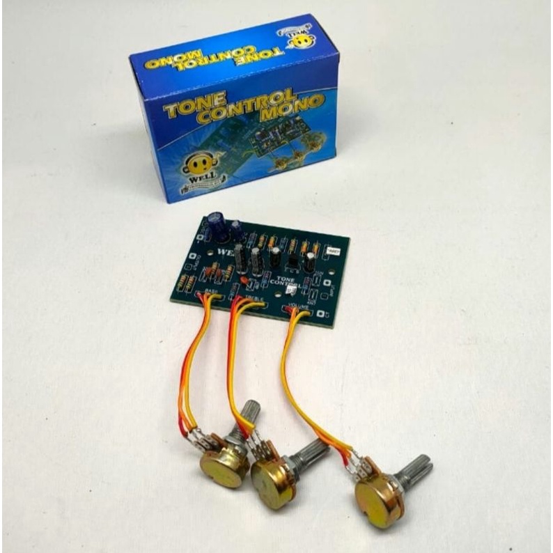 Jual tone control mono 3 pot dengan kabel | Shopee Indonesia