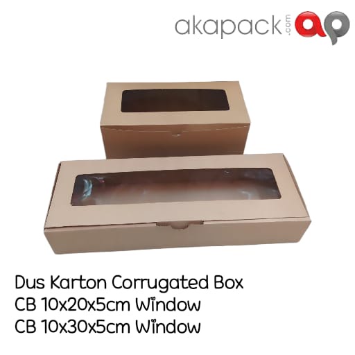 Jual CB DUS KARTON POLOS / BOX KARTON CORRUGATED BOX + WINDOW CB ...