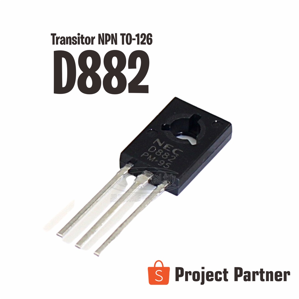 Jual Transistor NPN D882 2SD822 To-126 3A/40V NPN Power Transistor ...