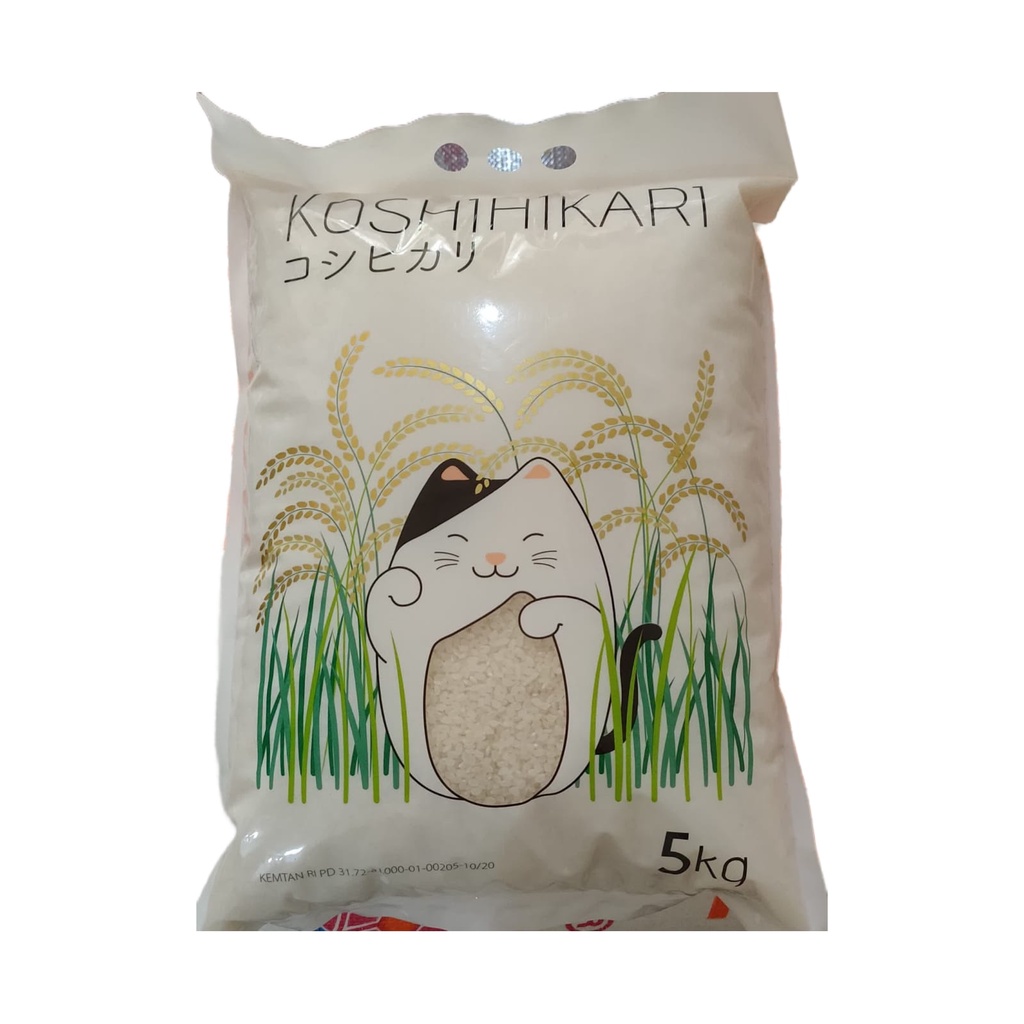 Jual Beras Japonica Koshihikari 5kg/Japanese Rice 5 kg | Shopee Indonesia