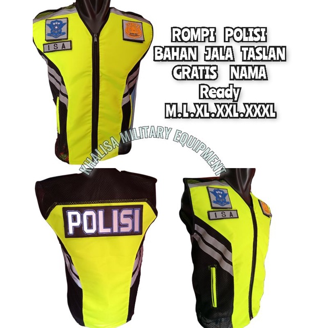 Jual Rompi Polisi,Rompi Taslan Hijau,Rompi Polisi Terbaru,Rompi ...