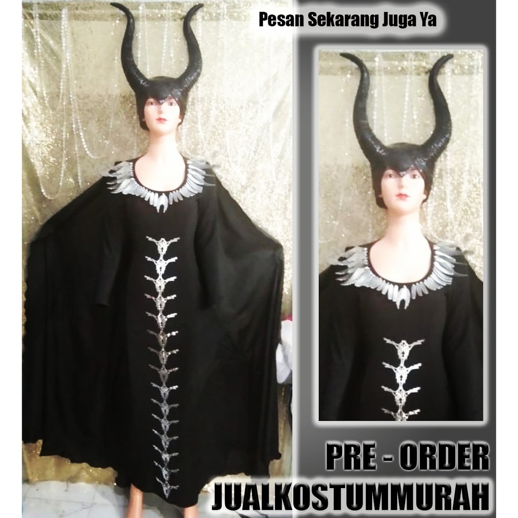 Jual Kostum Cosplay Maleficent Evil Queen | Shopee Indonesia