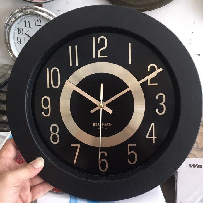 Jual jam dinding sweep diamond 232 new 30cm | Shopee Indonesia