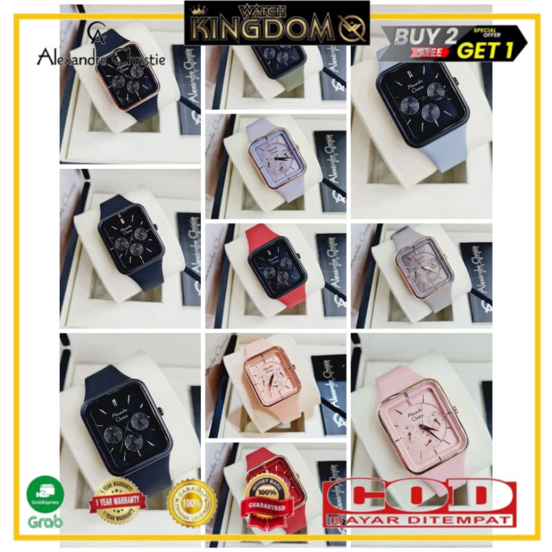 Jual Terlaris Ready !! Jamtangan wanita Alexandre christie ac2744 / ac ...