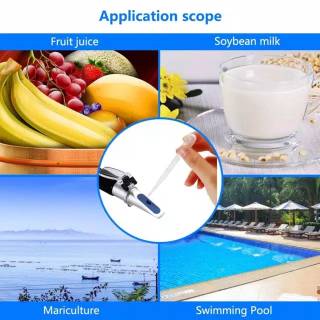 Jual Refractometer Brix Salinitas Alat Ukur Sensor Salinity Air 2 in 1 ...