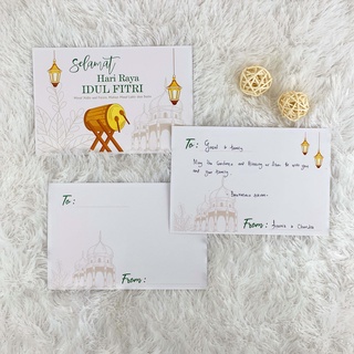 Jual Kartu Ucapan Custom (Request Tulis Tangan) Greeting Card Gift Card ...