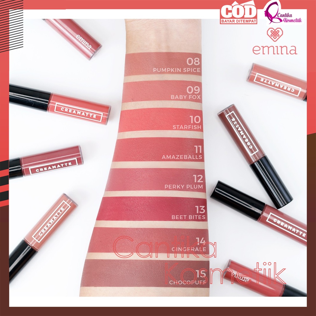 Jual EMINA MATTE LIP CREAM - EMINA CREAMATTE | Shopee Indonesia