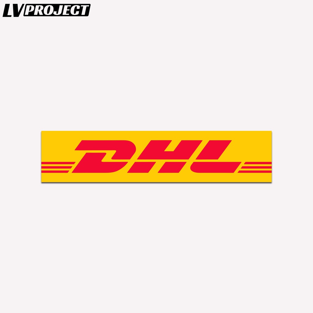 Jual Stiker Sponsor Racing DHL Panjang 10 cm Sticker Motor 1pcs ...