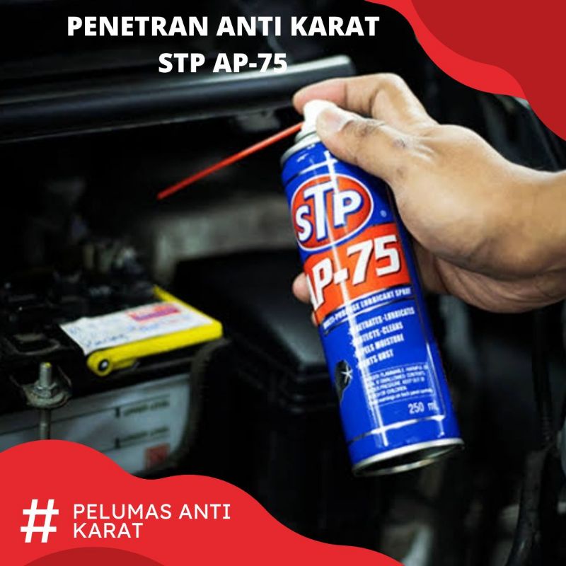 Jual STP AP-75 STP Semprotan Pembersih Karat 250ml Penetrant Lubricant ...