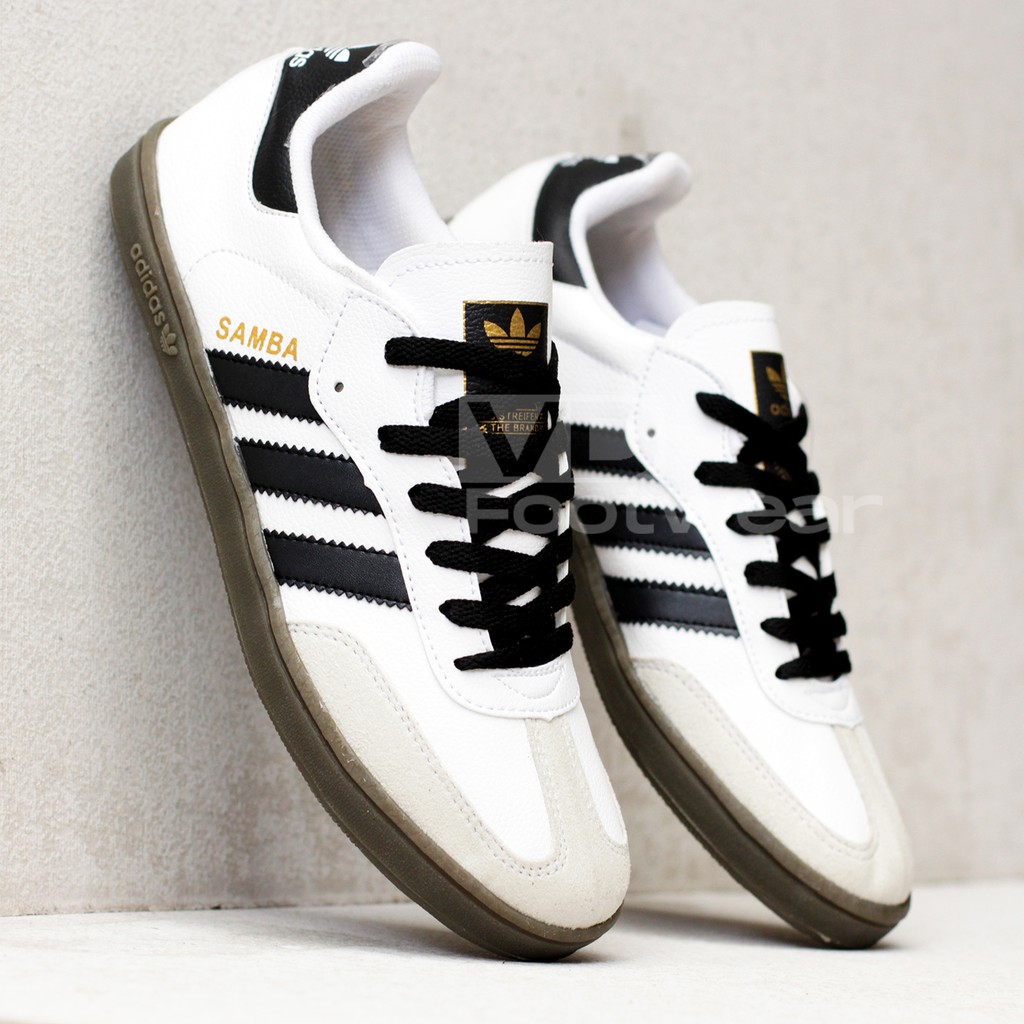 SEPATU ADIDAS SAMBA CL II White Black Grade Original Componen Made In ...
