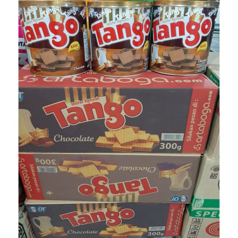 Jual Tanggo tango tenggo tengo Wafer waper roti buskuit Cokelat Kaleng ...