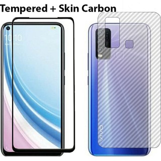 Jual Tempered Glass Full Realme C20 C21 C25 C11 C12 C15 C2 5i C3 Skin Carbon Anti Gores Belakang ...