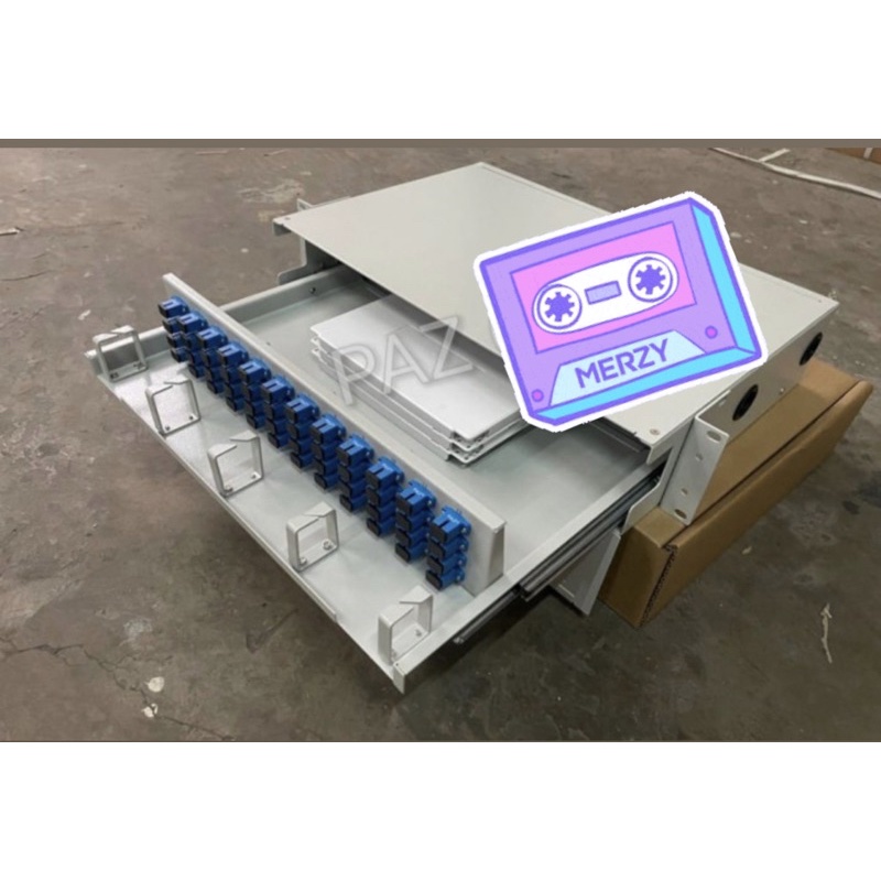 Jual otb rackmount 48c sc upc singlemode fullset PAZ merzy telkom ...