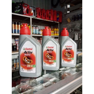 Jual oli castrol activ motor matic 20W - 40 4-AT 800ml | Shopee Indonesia