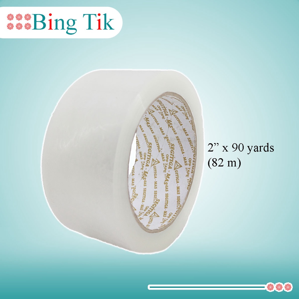 Jual Lakban Packing 2 Inch Bening Transparan Packaging Tape | Shopee ...