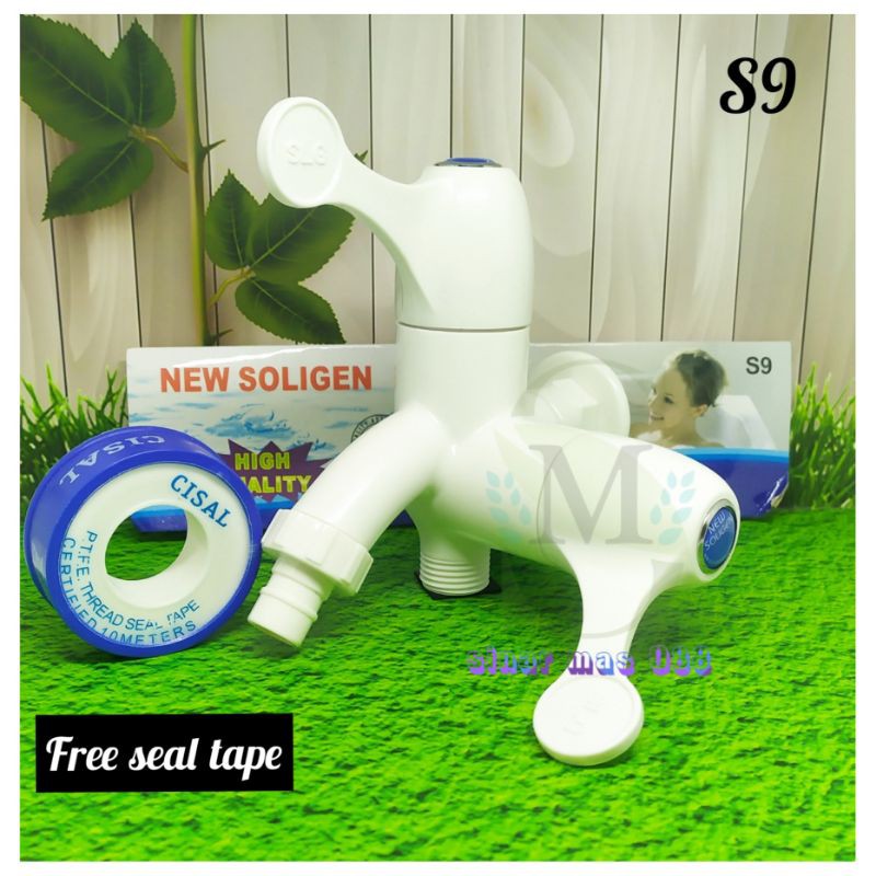 Jual SOLIGEN KRAN CABANG PVC S9- KRAN SHOWER - KRAN DOUBLE - KRAN AIR ...