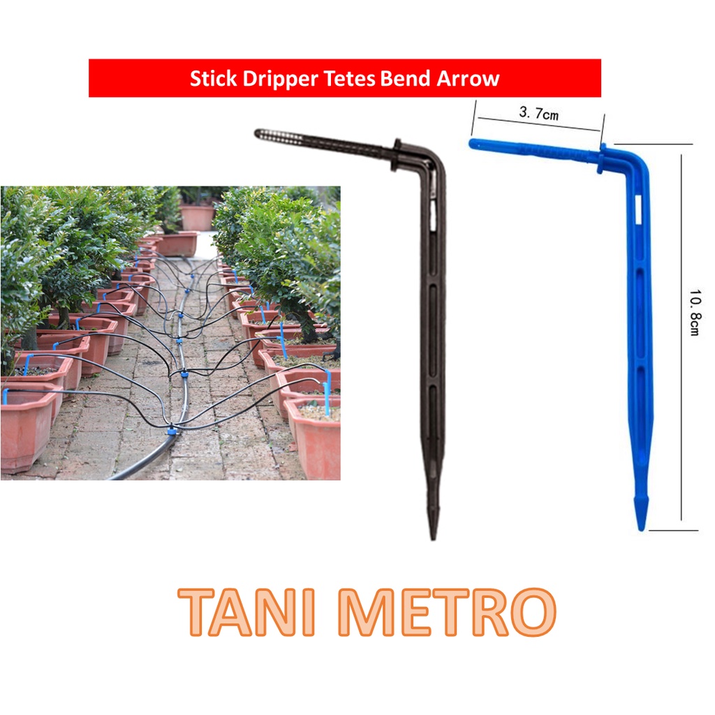 Jual IRIGASI TETES DRIP STICK SPRINKLER FERTIGASI STICK DRIPPER BEND ...
