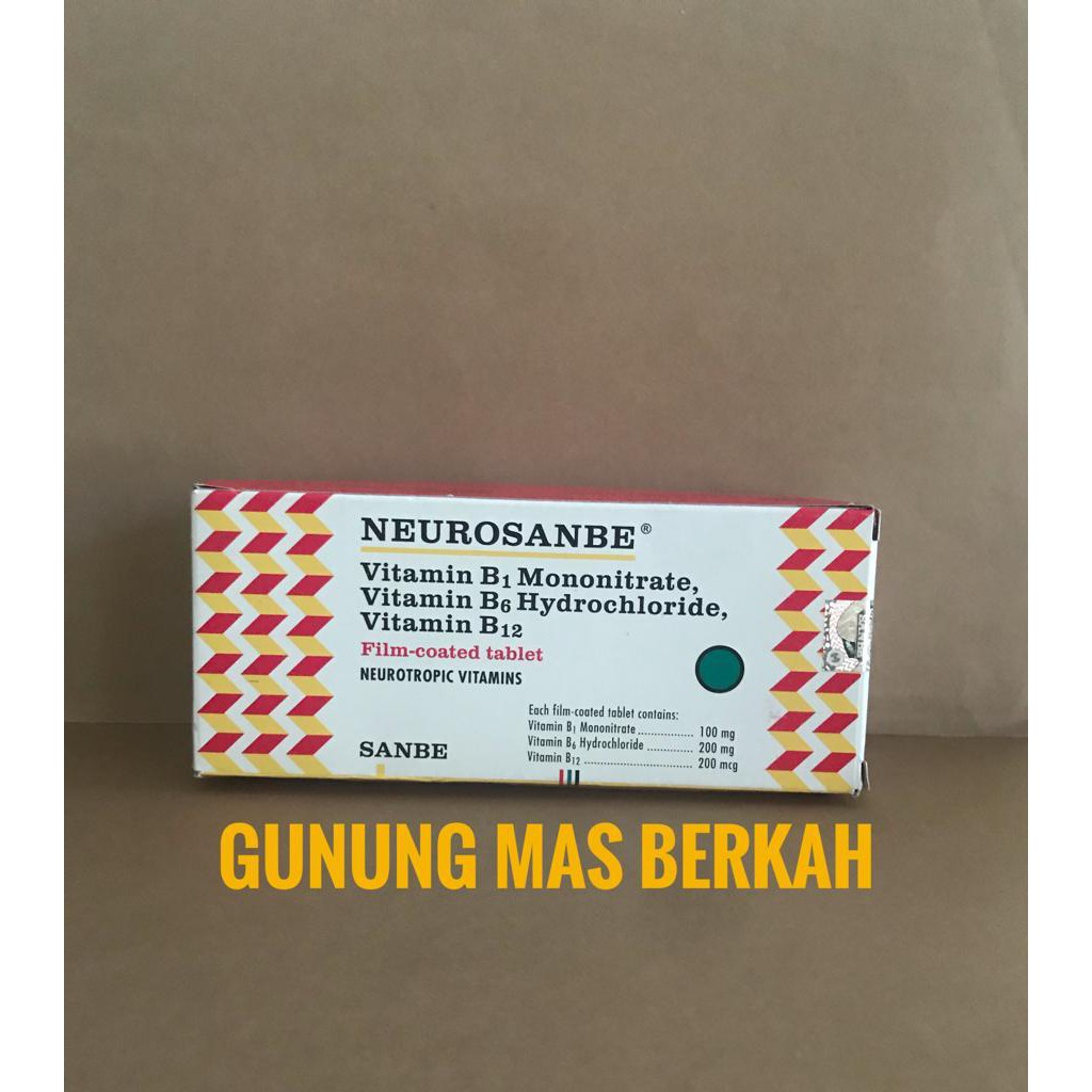 Jual NEUROSANBE neurosanbe Neurosanbe isi 10 Tablet - kesehatan saraf ...