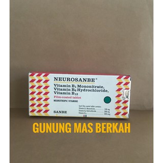 Jual NEUROSANBE neurosanbe Neurosanbe isi 10 Tablet - kesehatan saraf ...