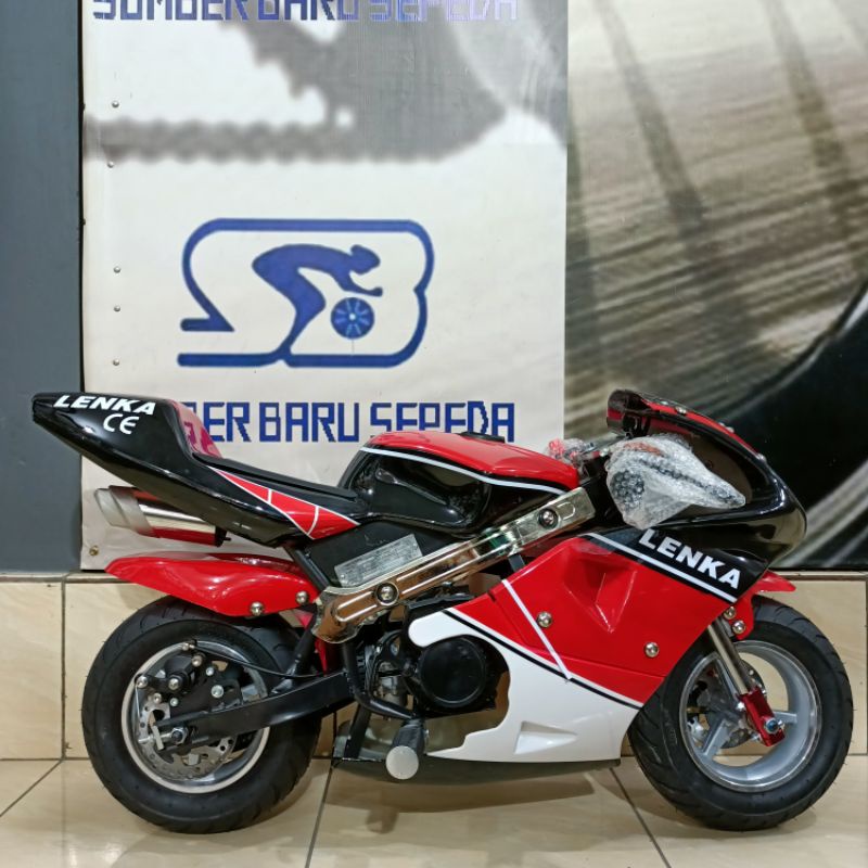 Jual MOTOR MINI GP LENKA STD 50CC 2 TAK-MOTOR GP | Shopee Indonesia