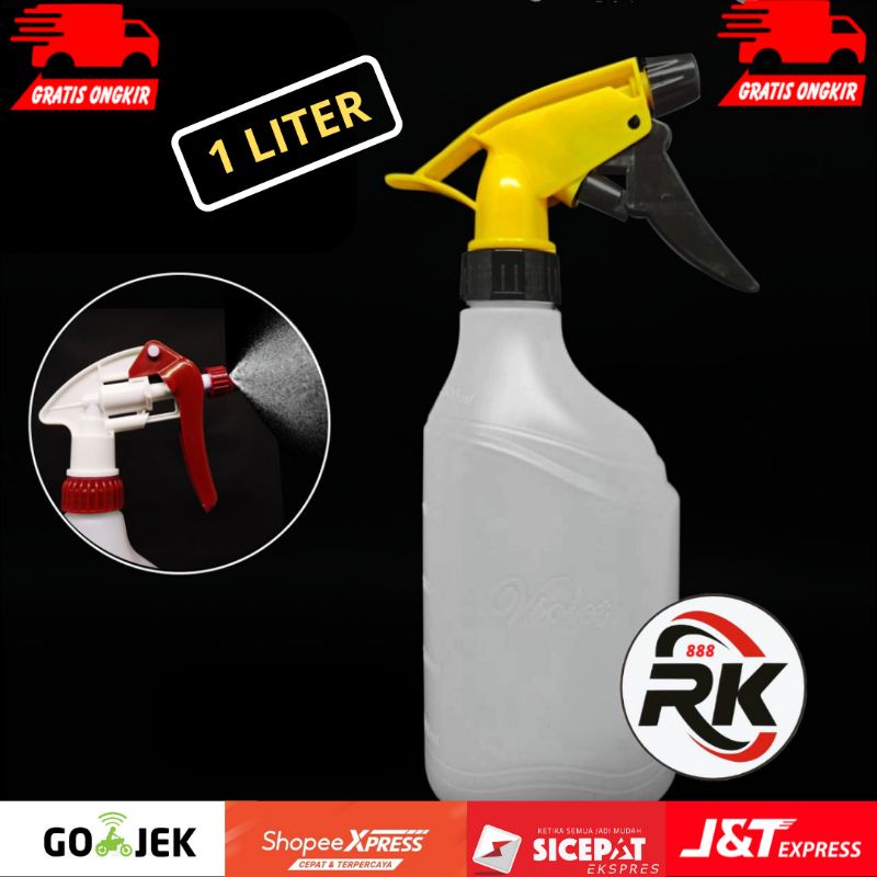 Jual BOTOL SEMPROT JET SPRAY 1 LITER & 500 ML SEMPROTAN MANDI BURUNG ...