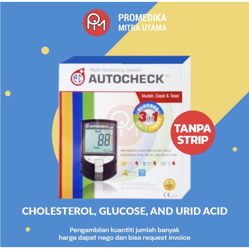 Jual Alat Check 3 Fungsi AutoCheck GCU (Tanpa Strip) | Shopee Indonesia