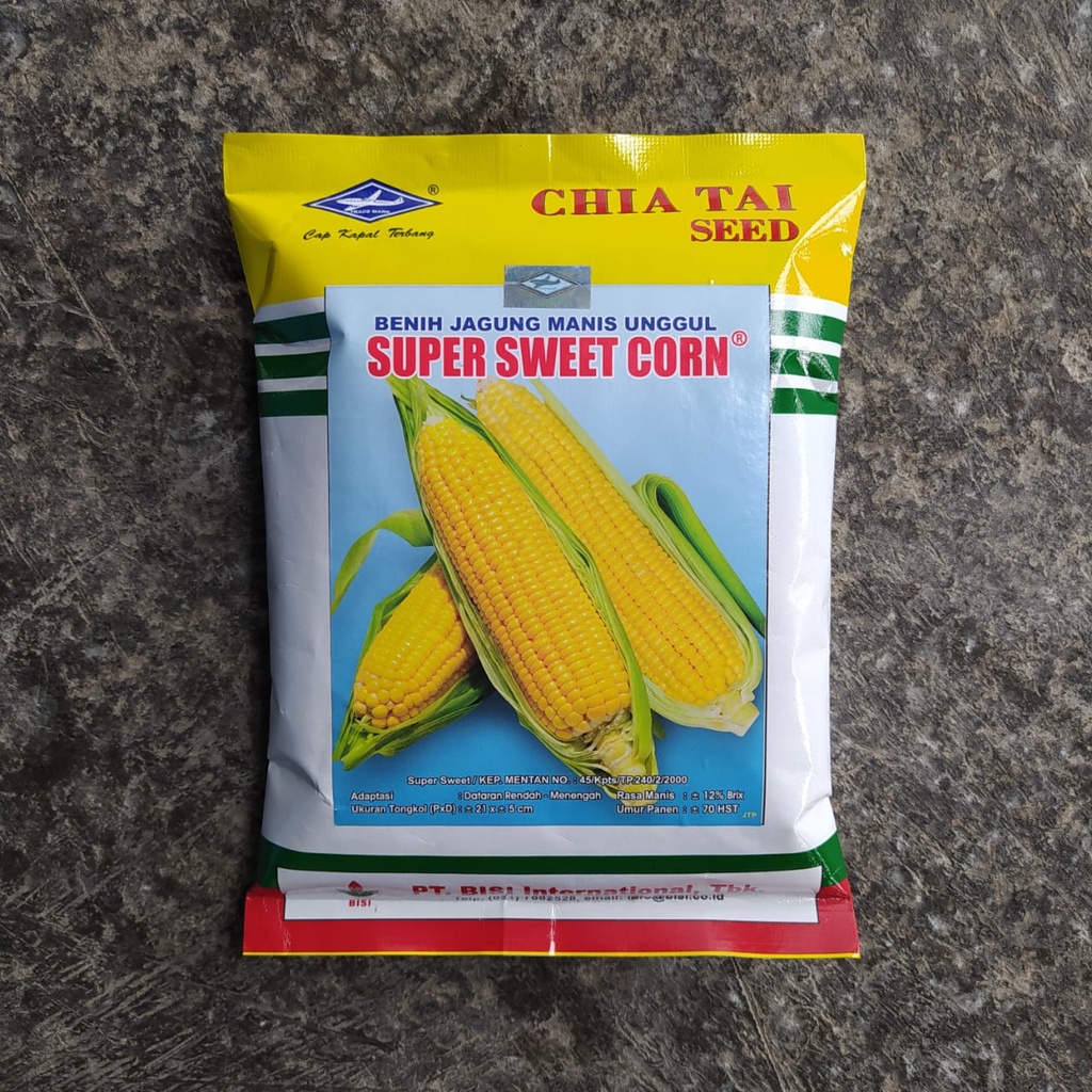 Jual Benih Bibit Jagung Manis Super Sweet Corn Cap Kapal Terbang Original 250gr Indonesia|Shopee ...
