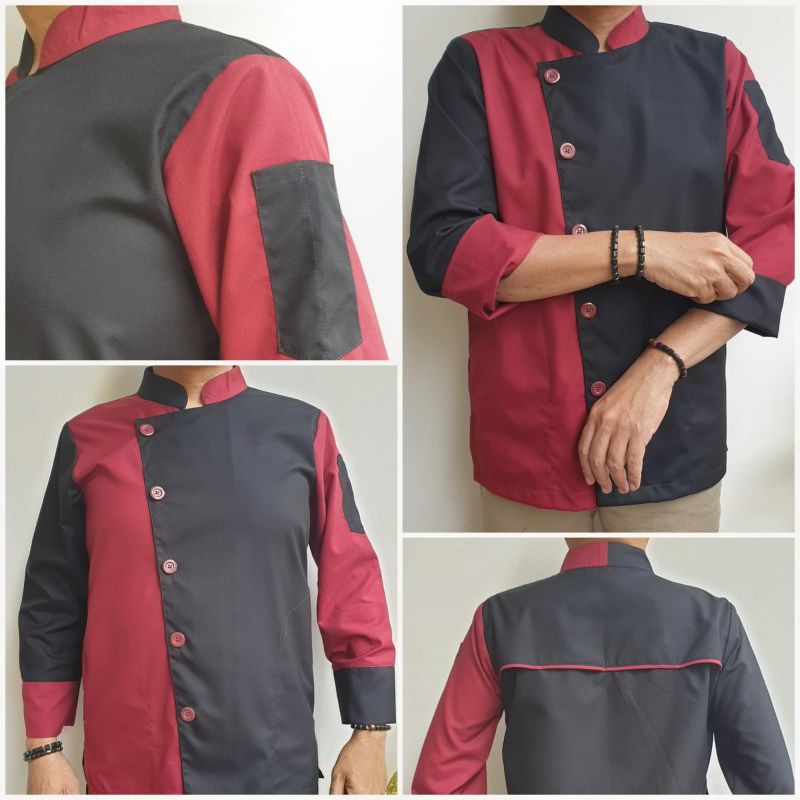 Jual Tropical Series-Baju Chef Premium bahan TROPICAL Chef Jacket ...