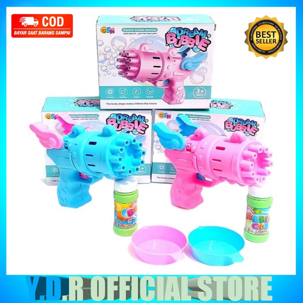 Jual MAINAN ANAK ANGEL BUBBLE GUN SH 677 / MAINAN SENJATA NEW BUBBLE ...