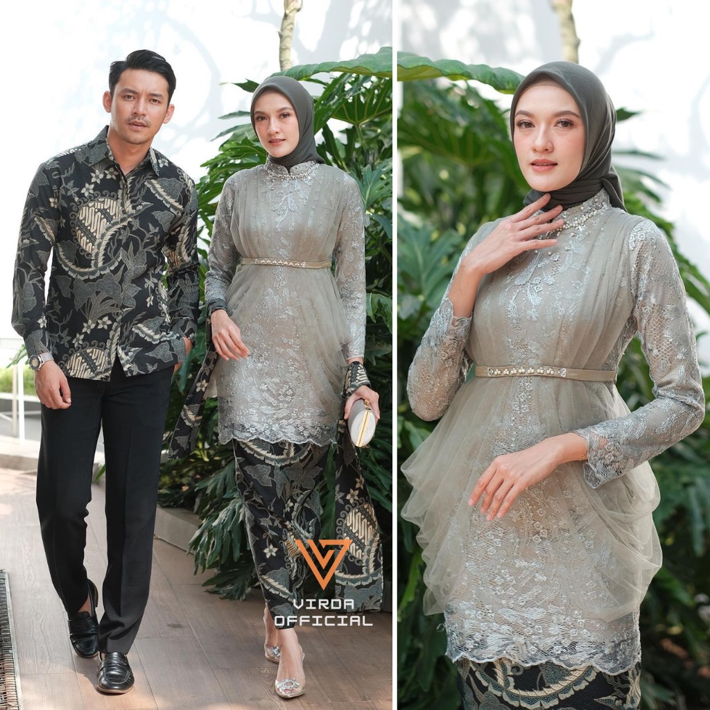 Jual Batik Couple Kebaya Modern Kebaya Wisuda Lamaran Baju Tunangan ...
