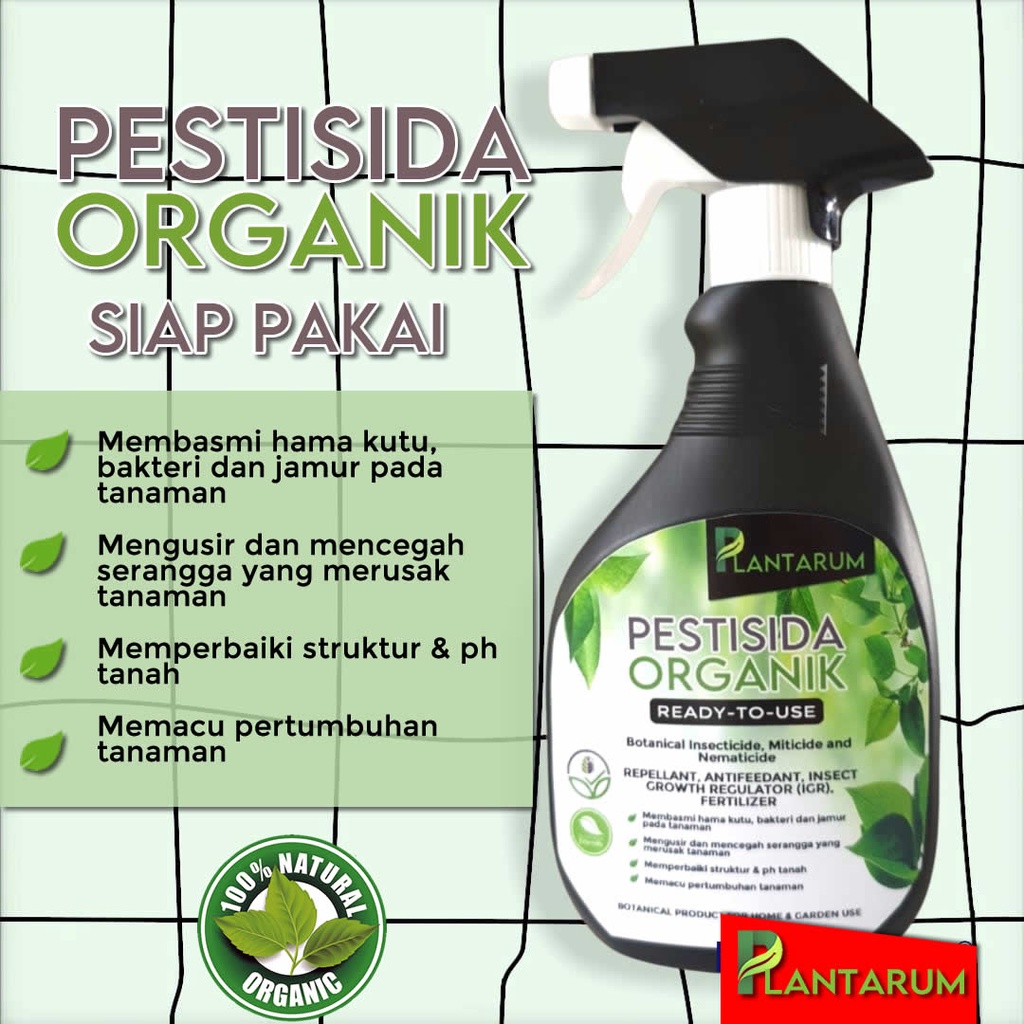 Jual Plantarum Spray Pestisida Cair Organik Pembasmi Hama Kutu Putih Ulat Daun Spidermite ...