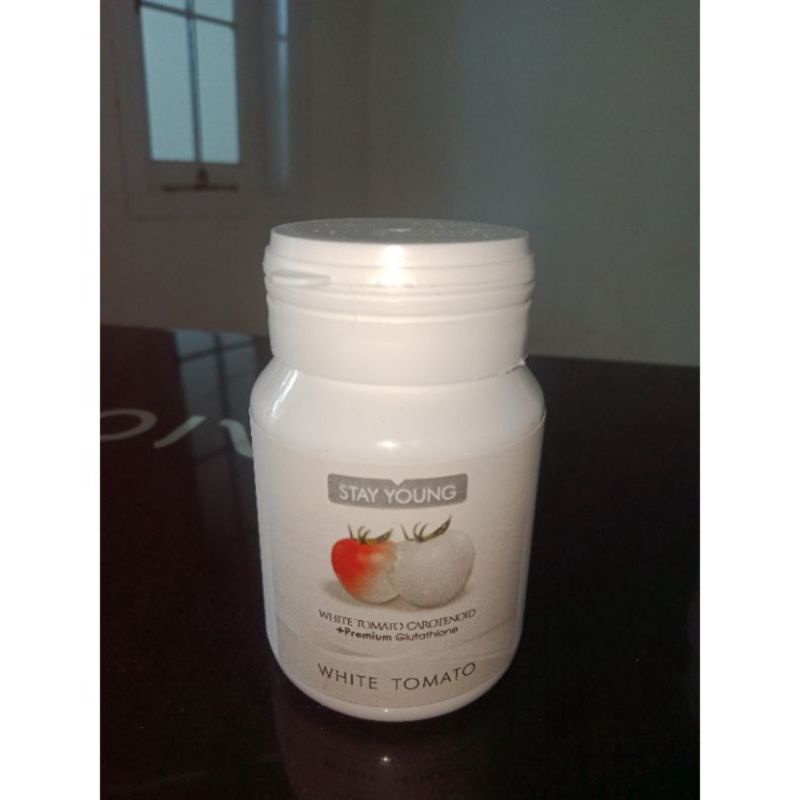 Jual Original 100% Stay young white Tomato ( Suplemen Pemutih Badan ) | Shopee Indonesia