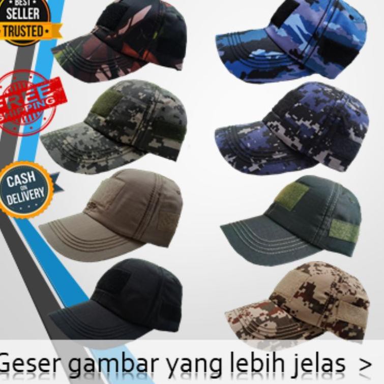 Jual Barang keren- TOPI TACTIKAL TOPI VELCRO TOPI KOMANDO POLOS ...