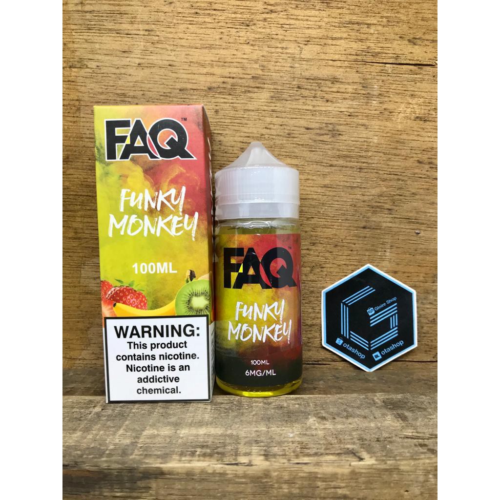 Jual 100 ML - FAQ Funky Monkey by EJM 100ml 3mg 6mg liquid vape vapor ...