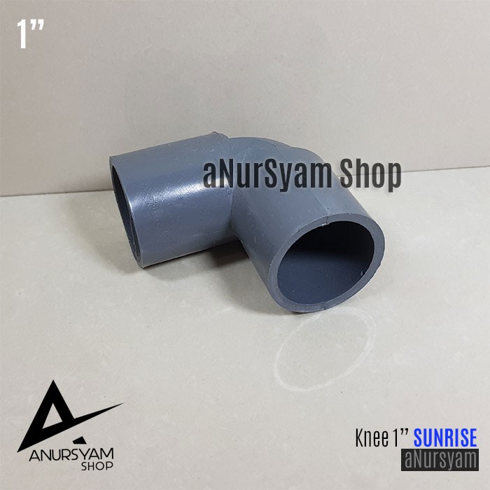 Jual Keni 1" inch PVC SUNRISE Elbow 1" inch Knee Sambungan Elbow ...