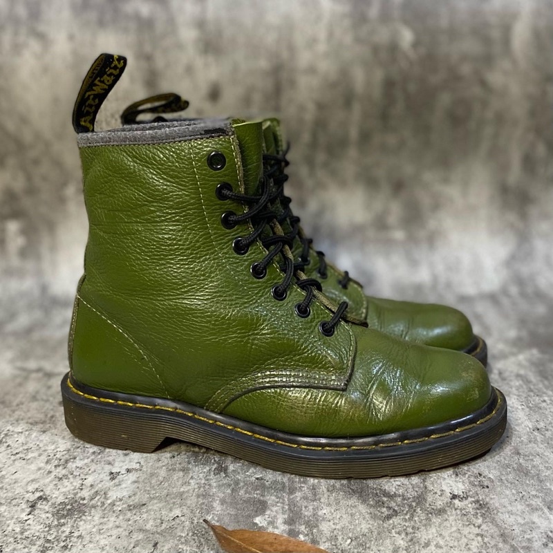 Jual dr . martens docmart 1460 pascal surplus green bottle / not 1461 ...