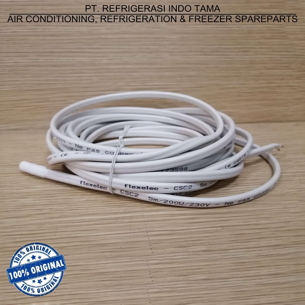 Jual CABLE HEATER FLEXELEC DRAIN 5M 200W CSC2 - KABEL HEATER PEMBUANGAN ...