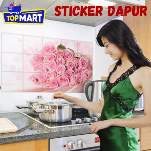 Jual Sticker Dapur Kitchen Sheet Anti Minyak Anti Panas Anti Air ...