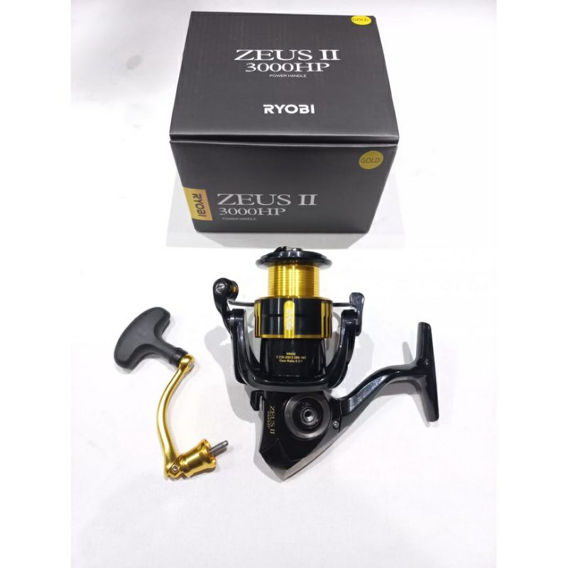 Jual reel ryobi zeus II new gold 3000 hp | Shopee Indonesia