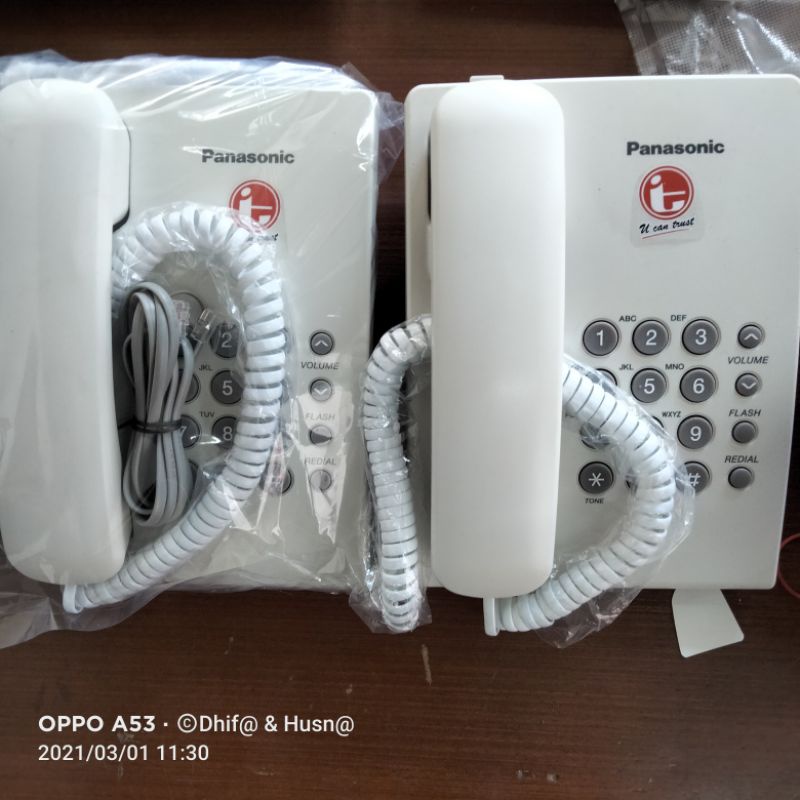 Jual PESAWAT TELEPON RUMAH INDIHOME PANASONIC KX-TS505 - PUTIH | Shopee Indonesia