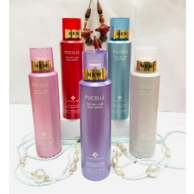 Jual PARFUM PUCELLE EAU DE LUXE BODY SPRAY | Shopee Indonesia