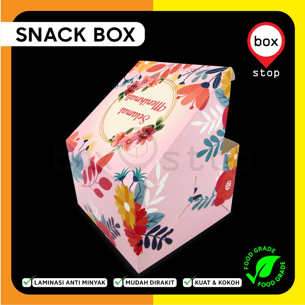 Jual Dus Snack - Snack Box - Kotak Snack - Kue Bolu - SMT- S (20 pcs ...
