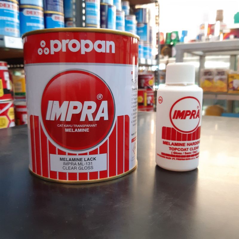 Jual Impra Melamine Lack ML 131 clear gloss cat pernis kayu politur ...