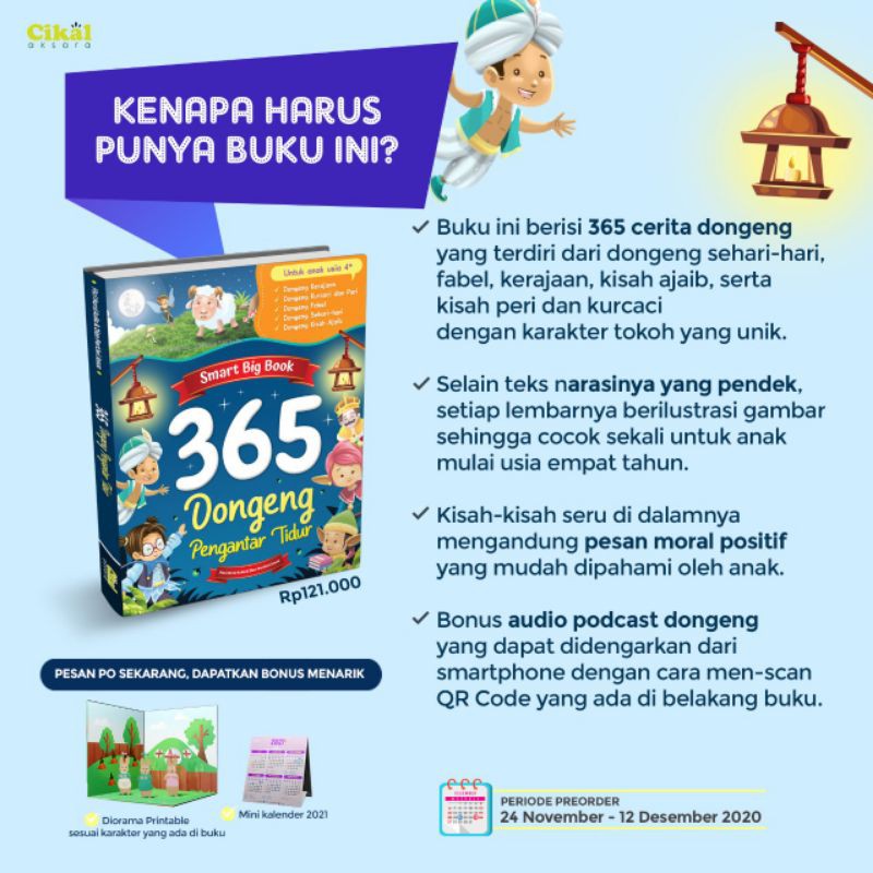 Jual Buku Dongeng - Smart Big Book 365 Dongeng Pengantar Tidur/Cikal ... Jual Buku Dongeng - Smart Big Book 365 Dongeng Pengantar Tidur/Cikal ...