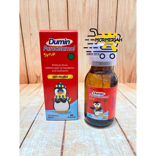 Jual DUMIN Sirup 60 ml Paracetamol - Syrup Obat Demam, Sakit Kepala ...