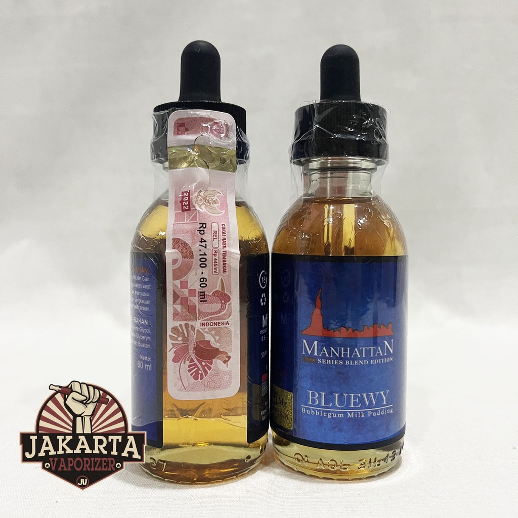Jual MANHATTAN BLUEWY 60ML 3MG 6MG 9MG 12MG 18MG 24MG BUBBLEGUM MILK ...