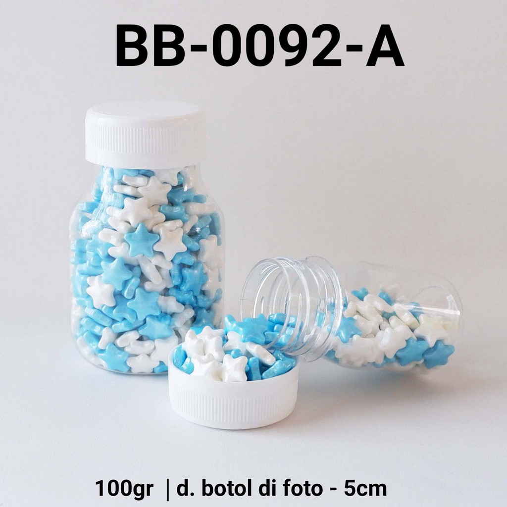 Jual BB-0092-A Sprinkles sprinkle sprinkel 100gr 100gram bintang biru ...