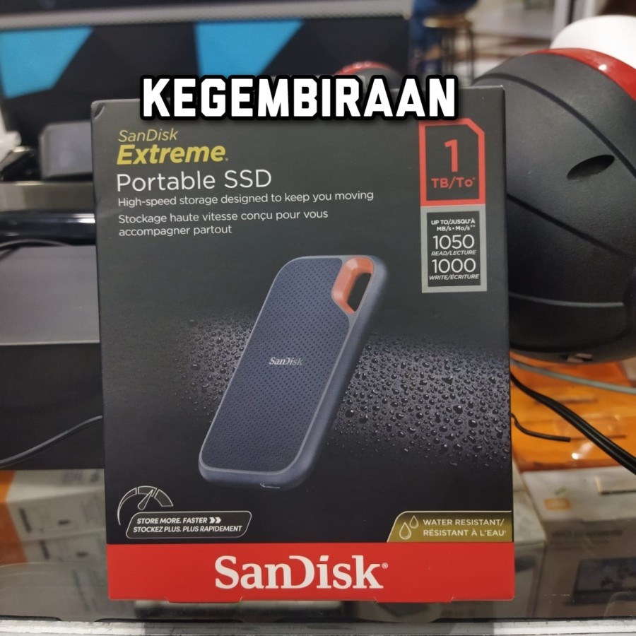 Jual SanDisk E61 Extreme Pro Portable SSD 1TB External Eksternal ORIGINAL | Shopee Indonesia